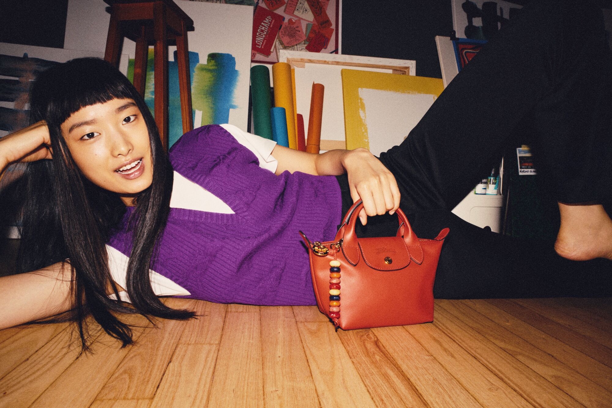 Longchamp Collabs with Elaine Constantine in its University Collection